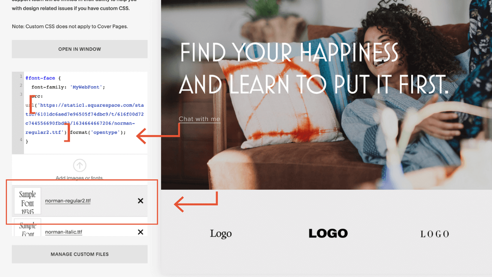 How To Add Custom Font To Squarespace Easy Tutorial Video