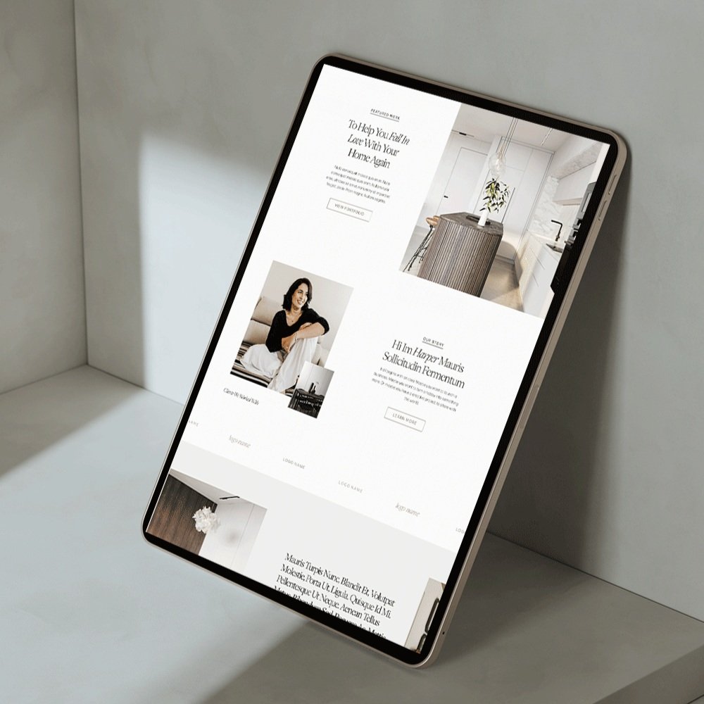 Harper - Squarespace 7.1 Template for Interior Designers