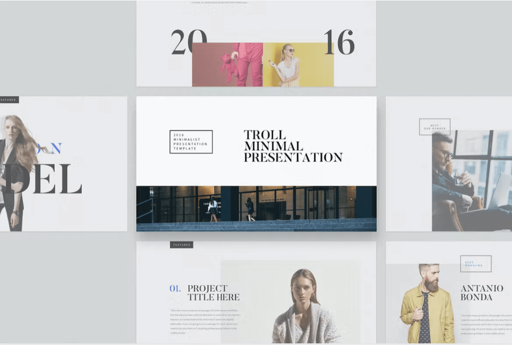 81+ Best Minimalist PowerPoint Templates