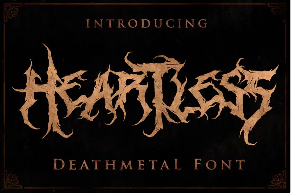 35+ Best Heavy Metal Font to Make Your Design Rock