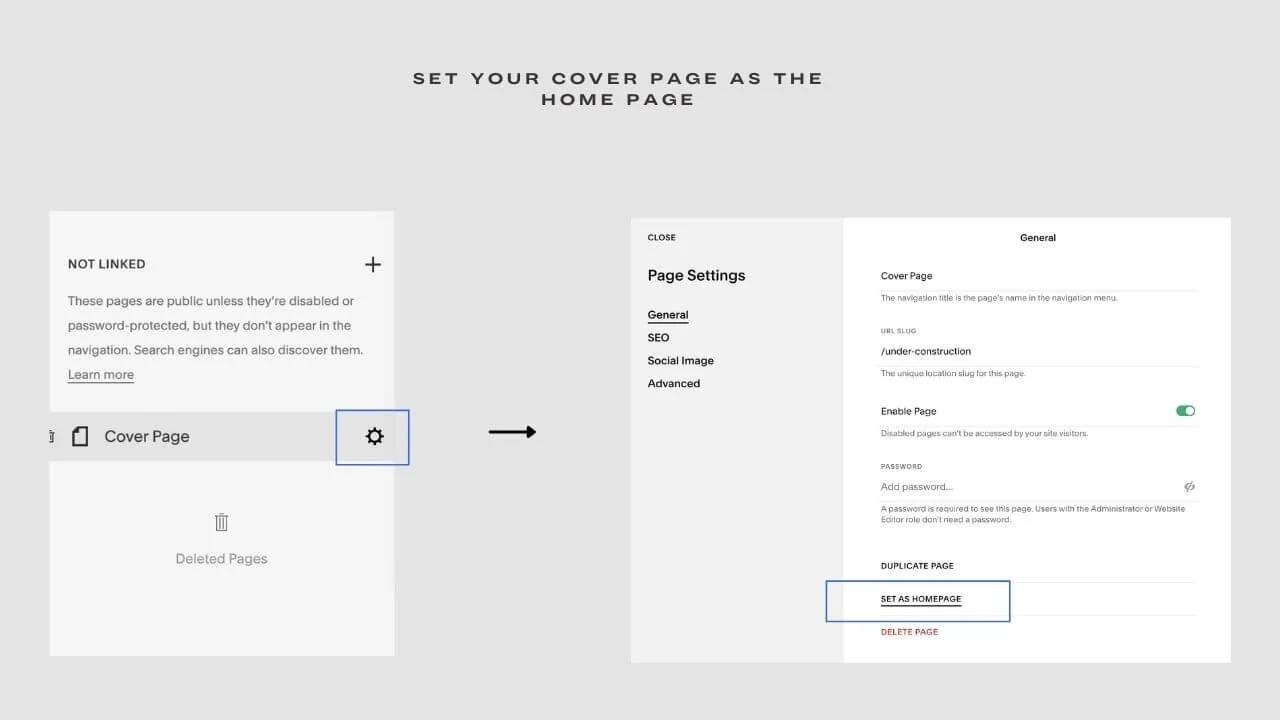How To Create & Customize Squarespace 7.1 Cover Page (Video Tutorial)