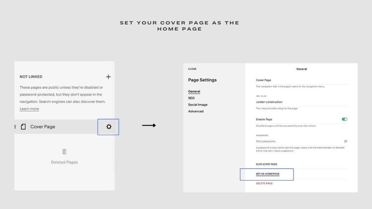 How To Create & Customize Squarespace 7.1 Cover Page (Video Tutorial)