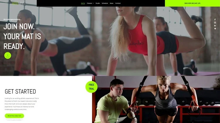 17+ Best Personal Trainer Website Template and Examples