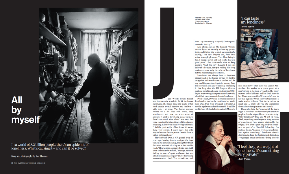 About The Loneliness Project — Ros Thomas