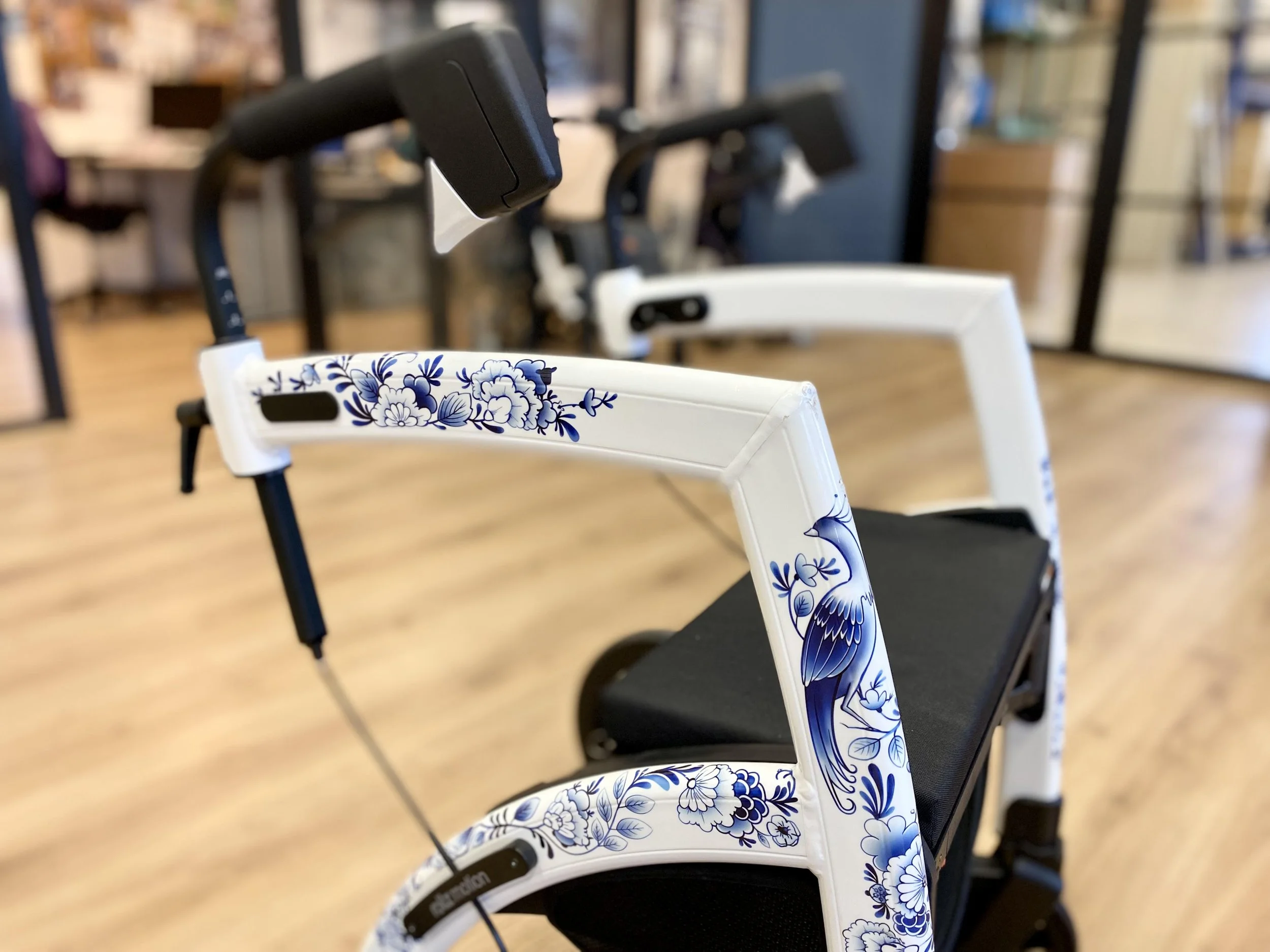 The Rollz Motion Delft Blue: One of the most stylish mobility aids out ...