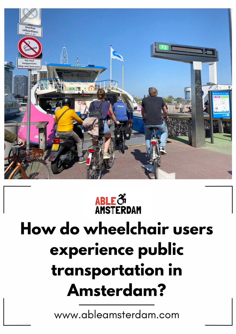 How do wheelchair users experience public transportation in Amsterdam ...