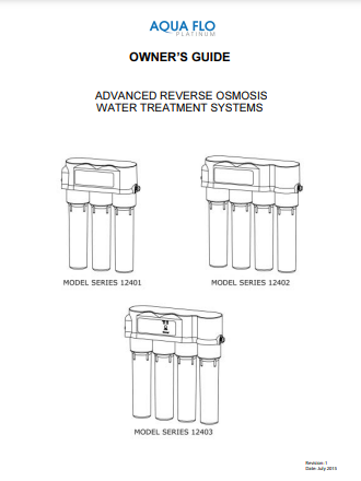 Aqua Flo Platinum 1240 Series Reverse Osmosis — Petwa Canada