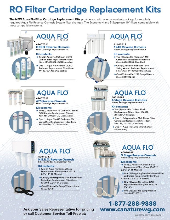 Aqua Flo Platinum 1240 Series Reverse Osmosis — Petwa Canada
