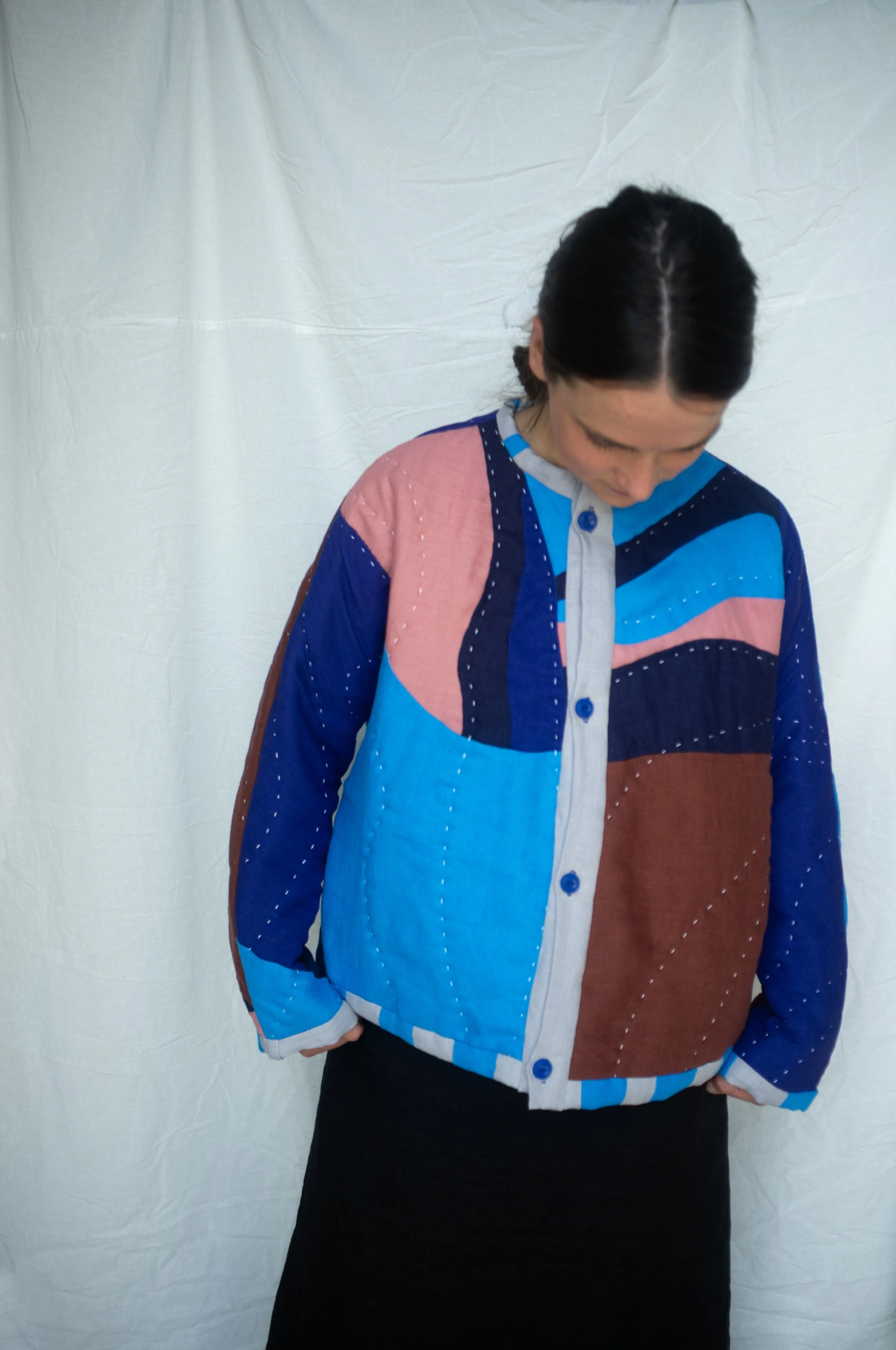 Patchwork clothes and quilts - mossom