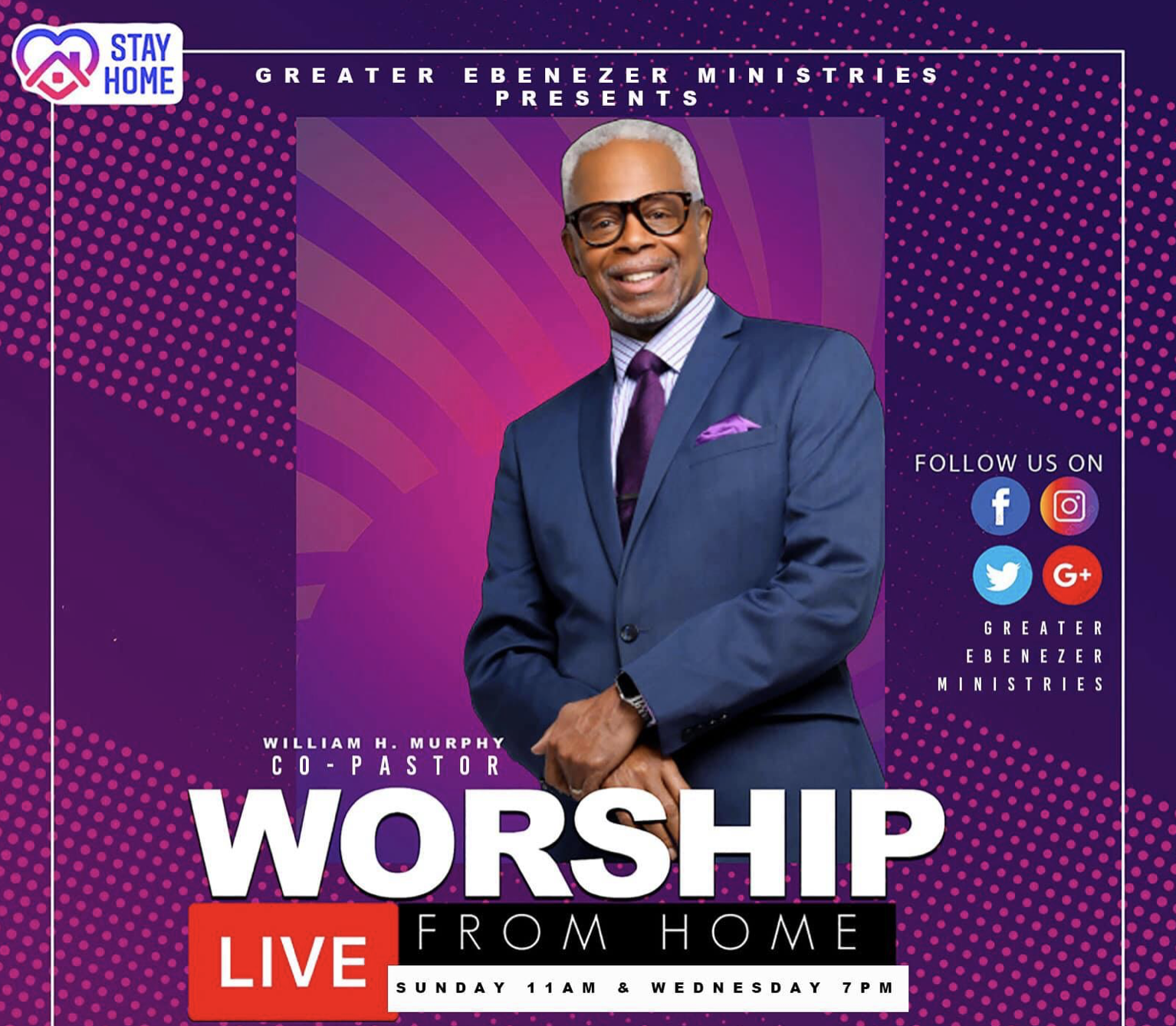 Greater Ebenezer Ministries | Bishop Willam H. Murphy, Jr.