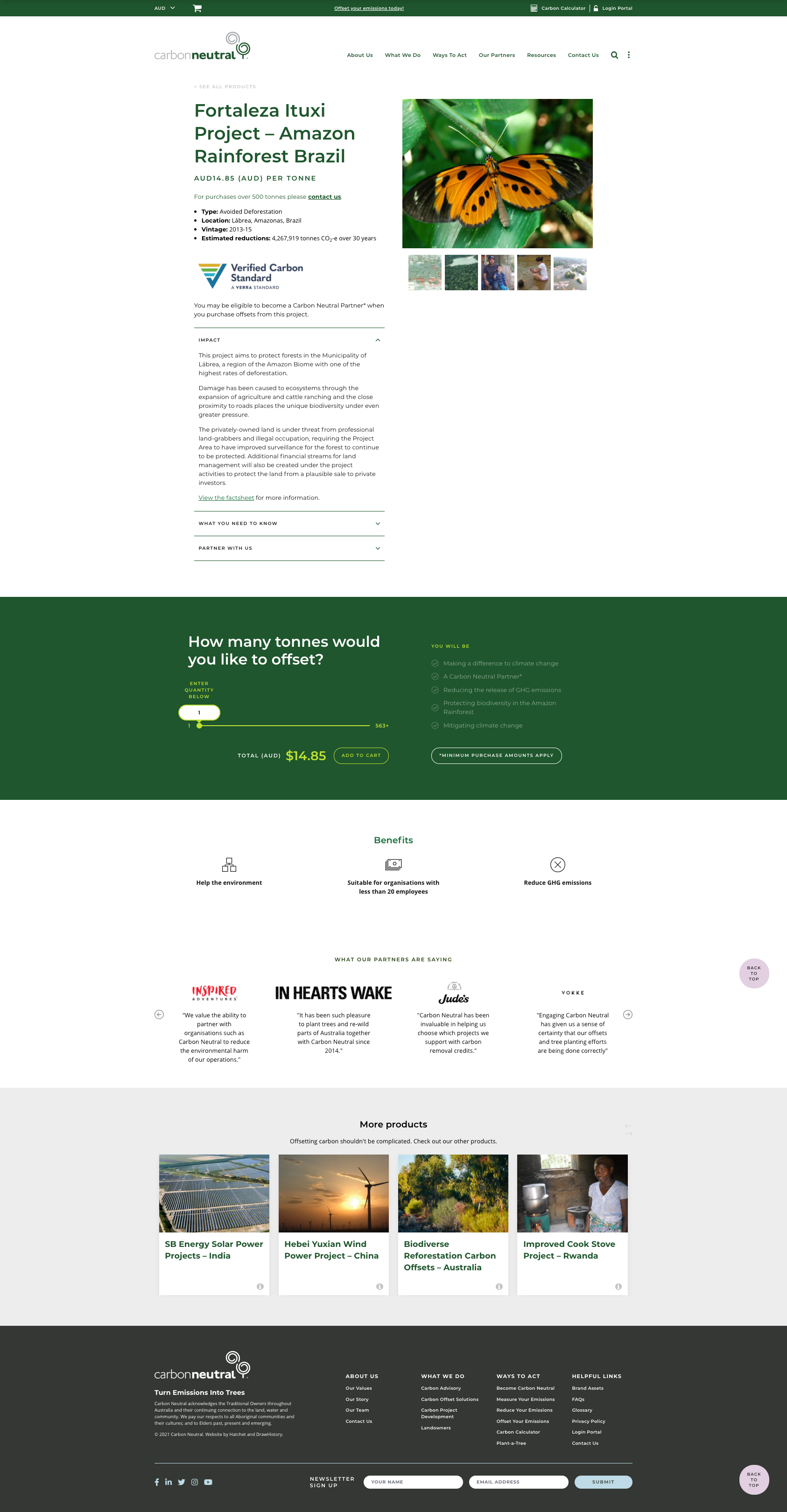 Carbon Neutral portfolio | Salt Copy