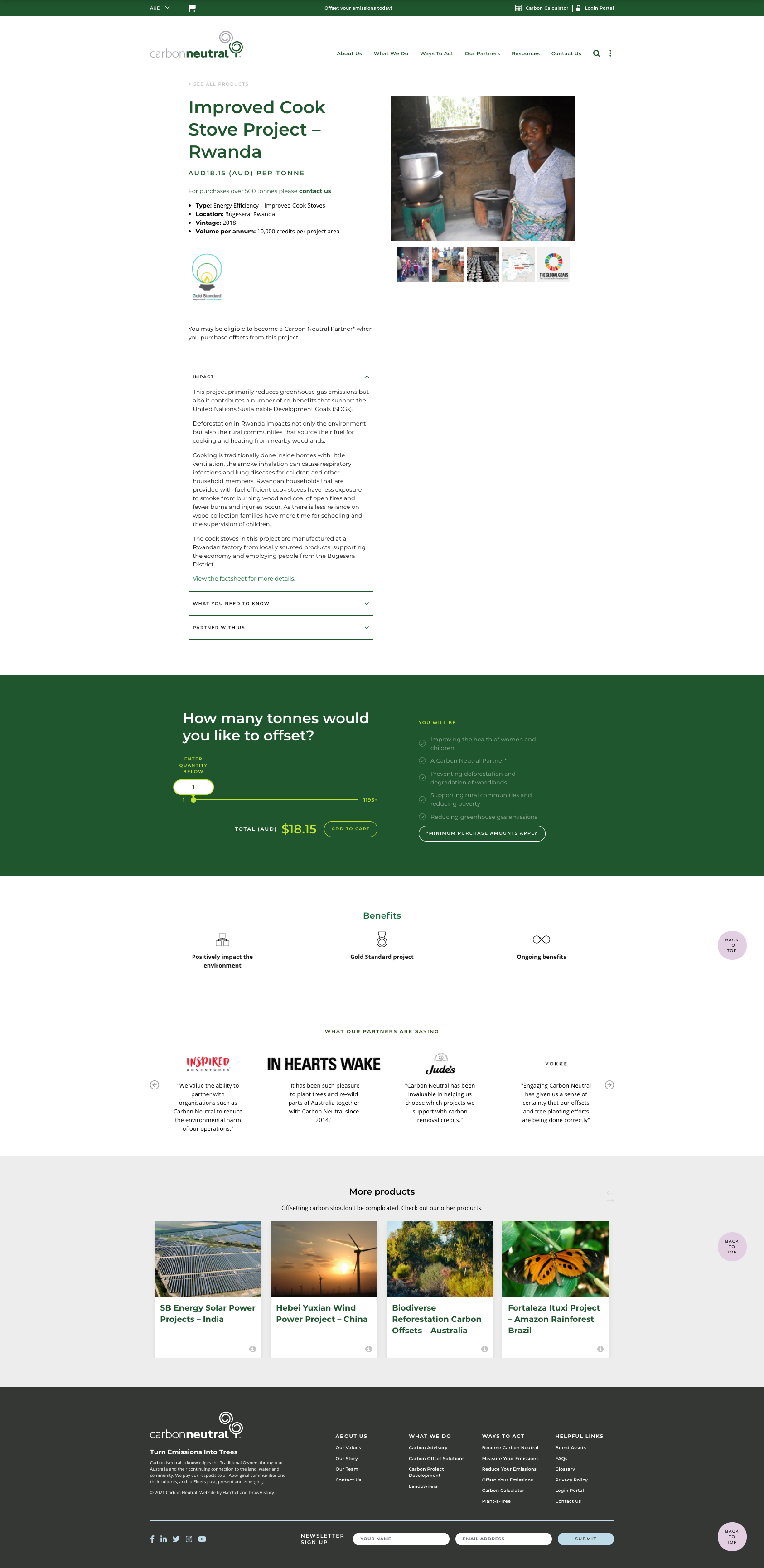 Carbon Neutral portfolio | Salt Copy