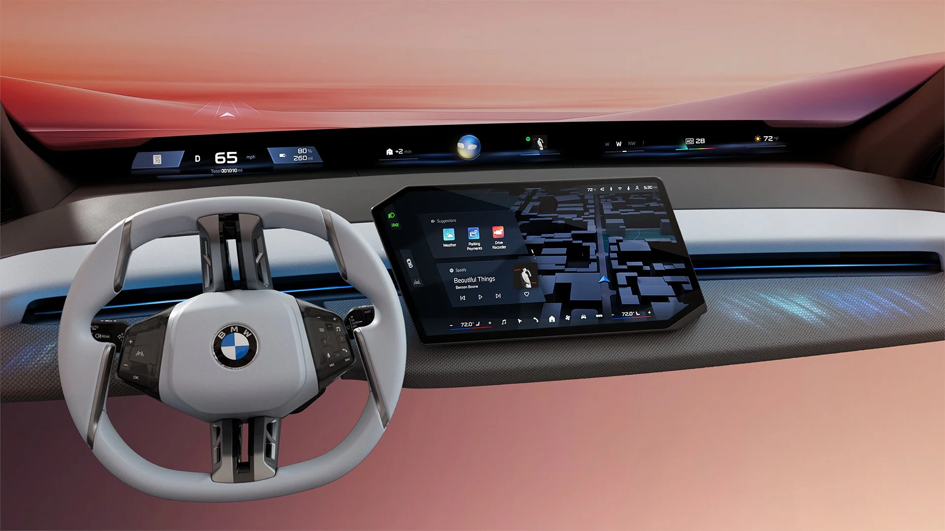 Check out the new BMW Panoramic iDrive display — Driven
