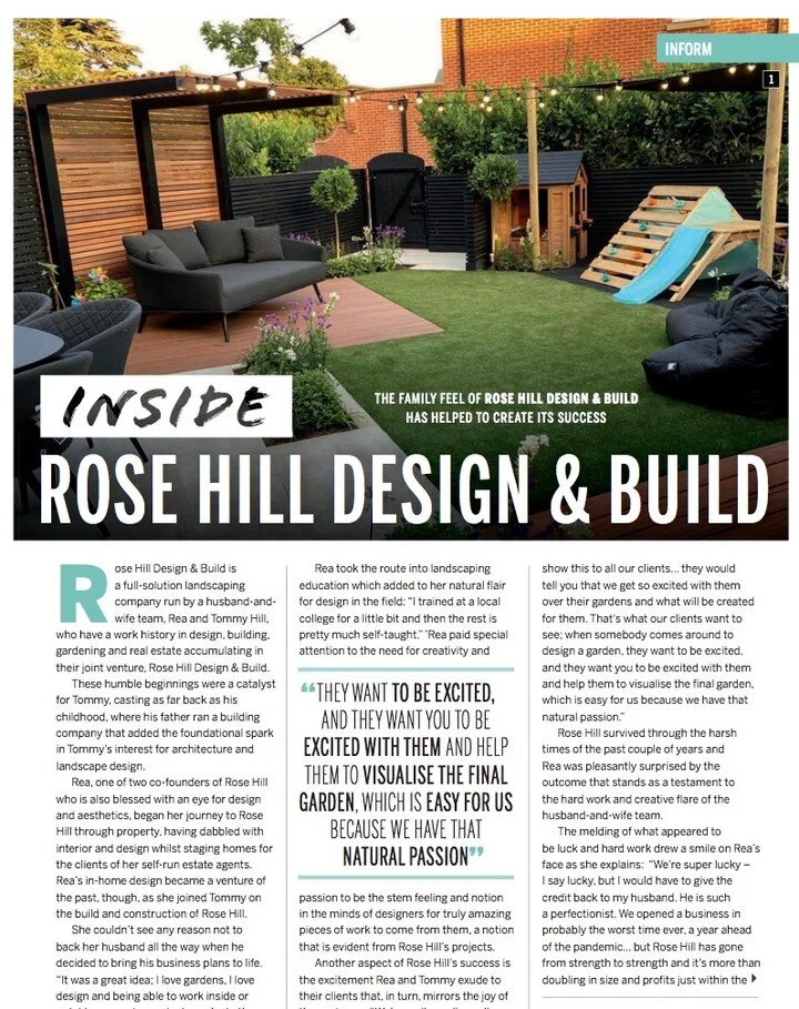 Luxury Garden Design in Essex - Rose Hill Design