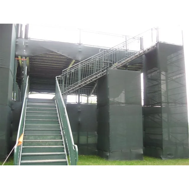 Shade Cloth / Privacy Screen / Wind Block Fabric — Batting Cage Netting ...