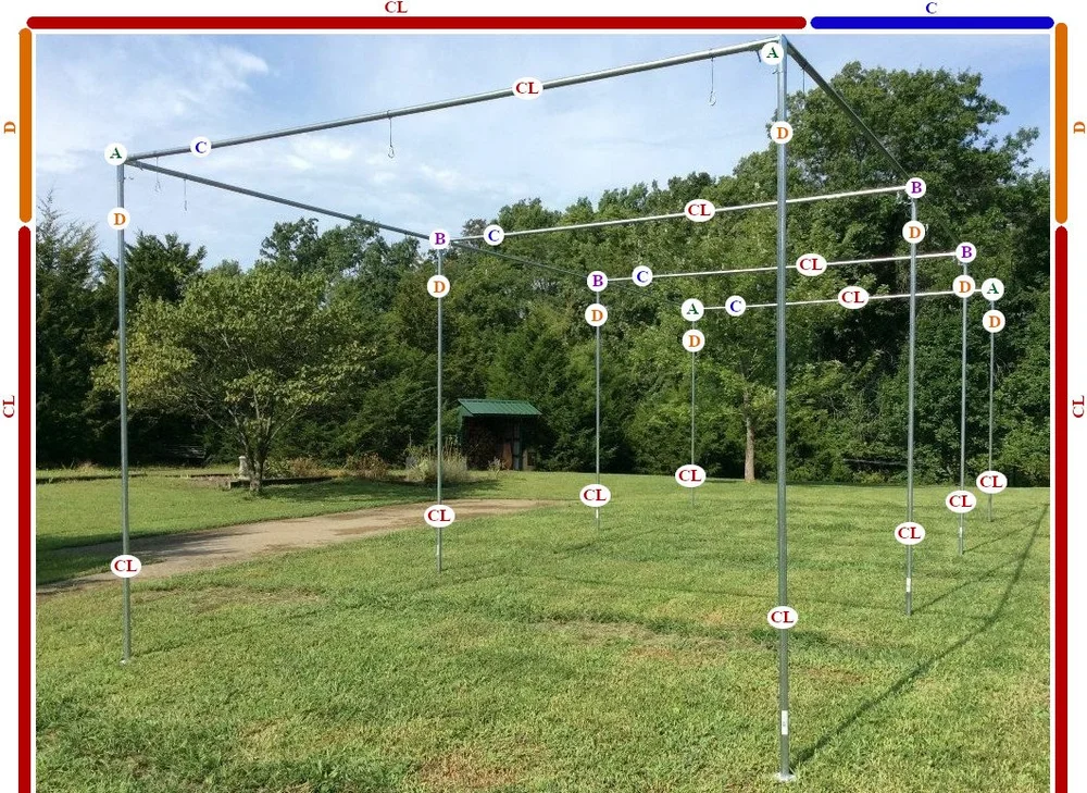 EZ Batting Cage Frame Installation Instructions 12ft x 12ft x 55ft ...