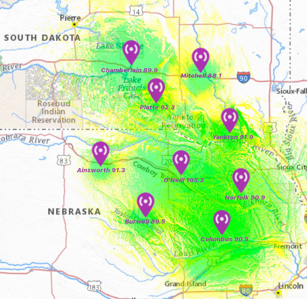 Coverage Map — GoodNewsGreatMusic.org