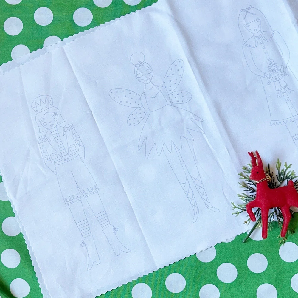 FIFI doll embroidery pattern — noodle & lou