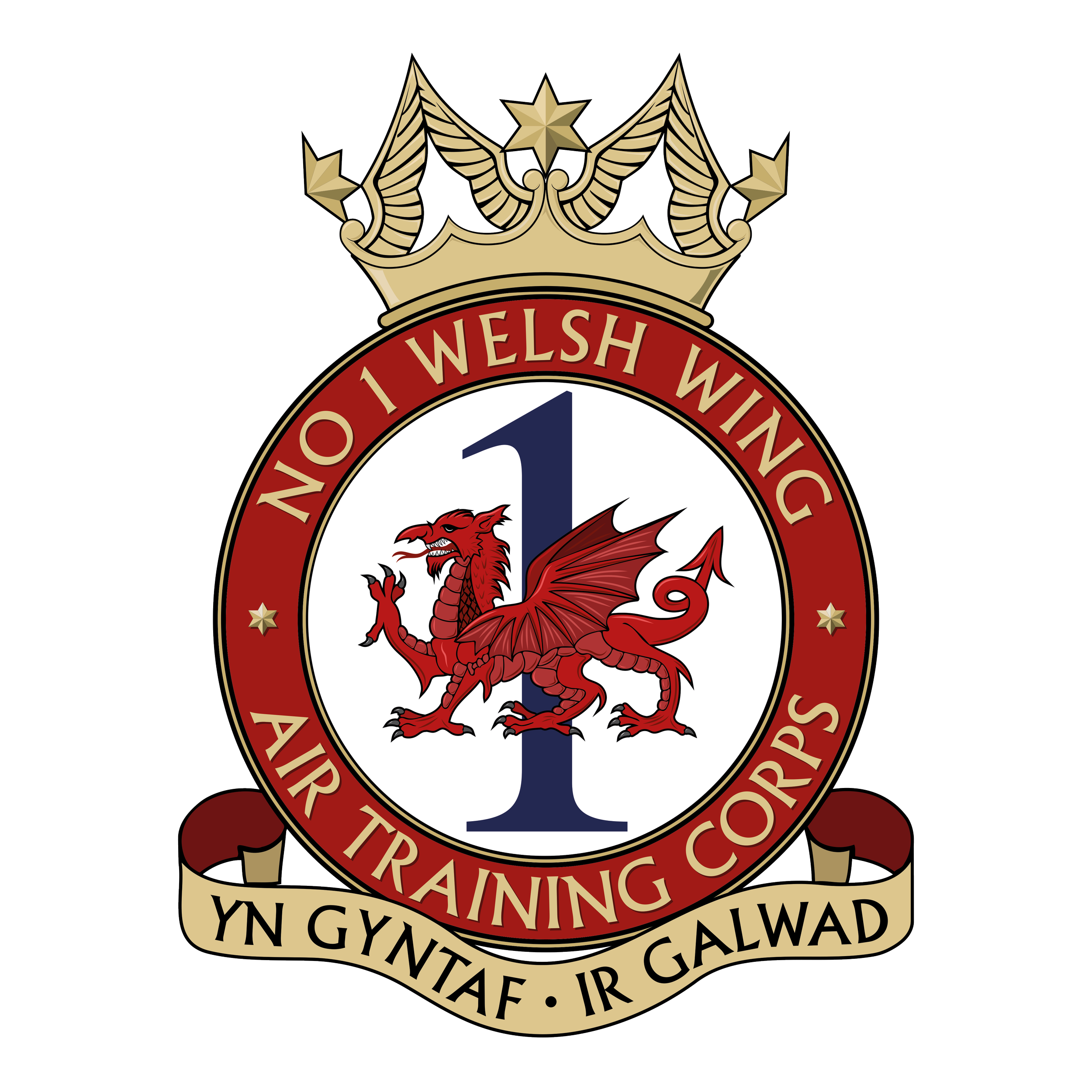 No1 Welsh Wing Badges — Royal Air Force Badge Archive