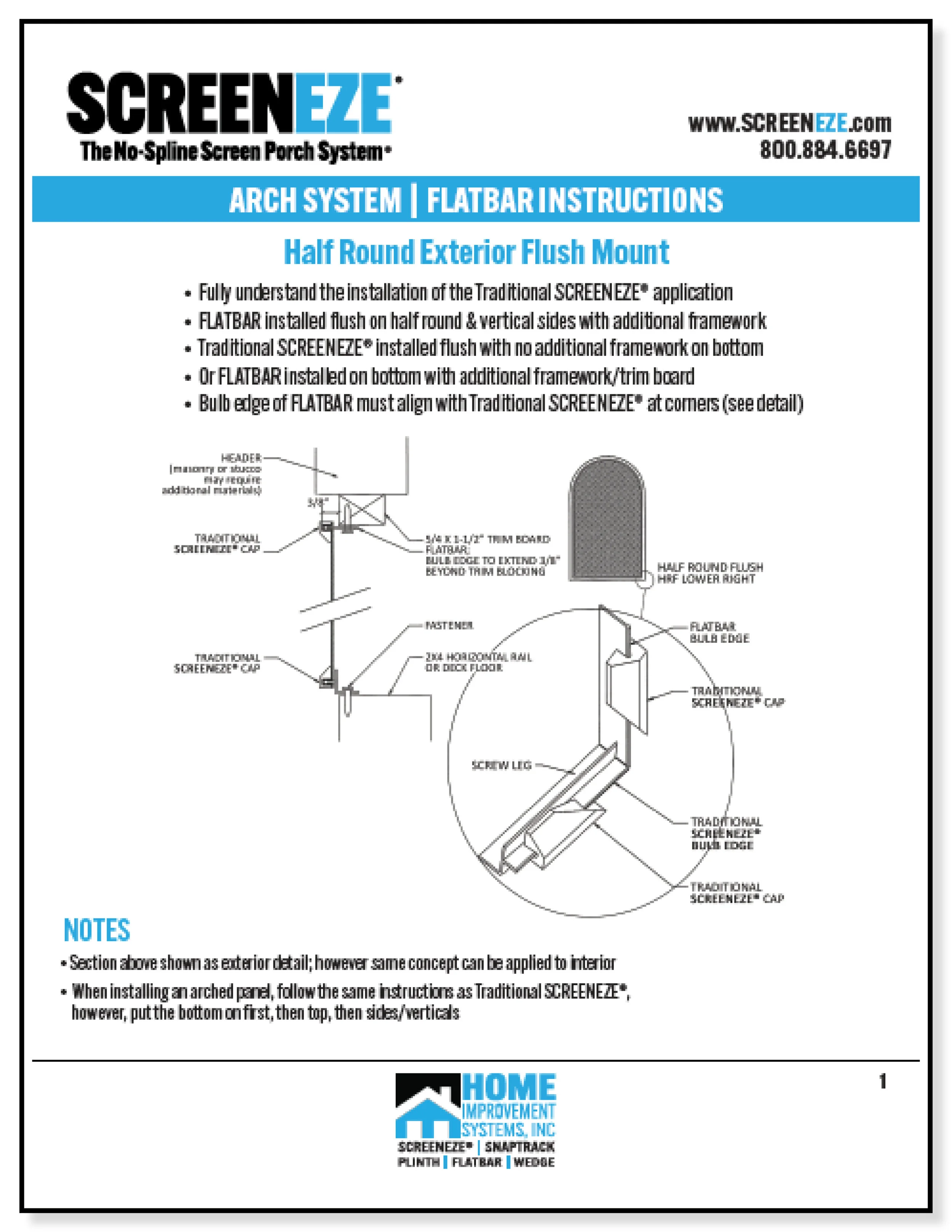 SCREENEZE | No-Spline Screen Porch Systems