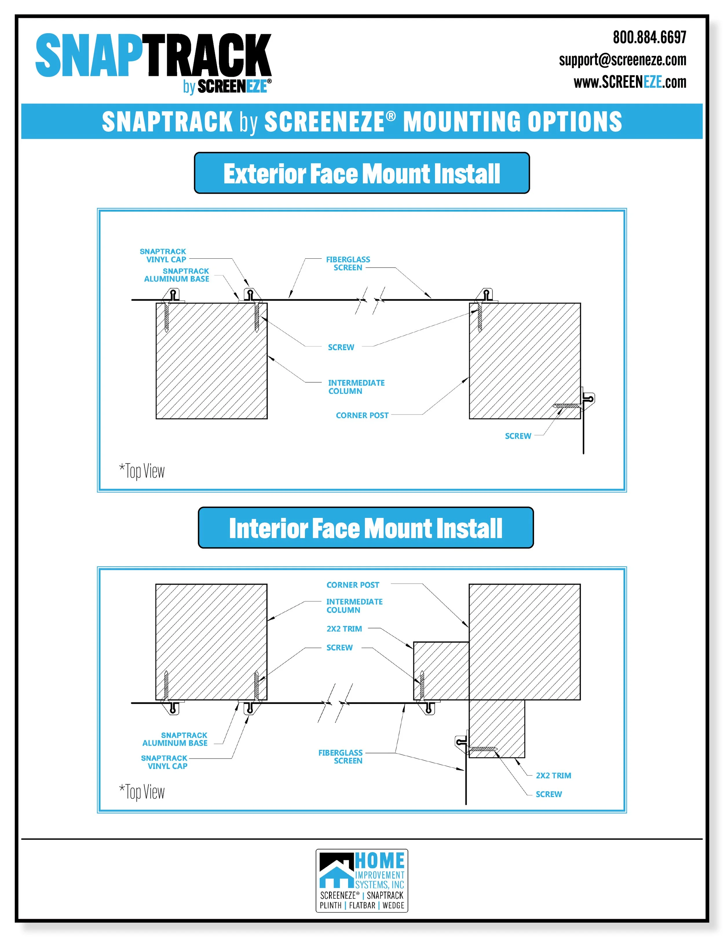 SCREENEZE | No-Spline Screen Porch Systems