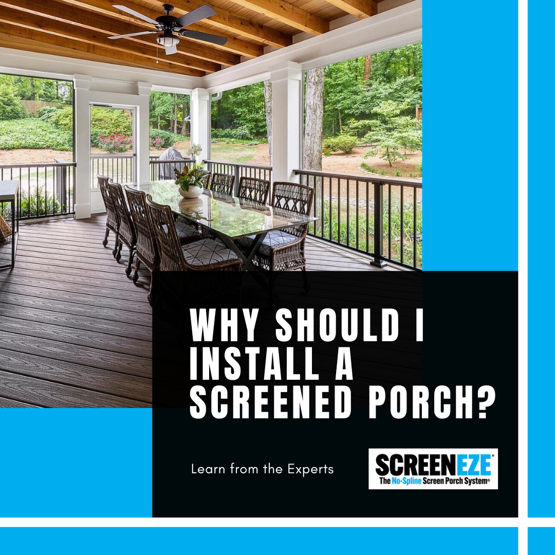 SCREENEZE | No-Spline Screen Porch Systems