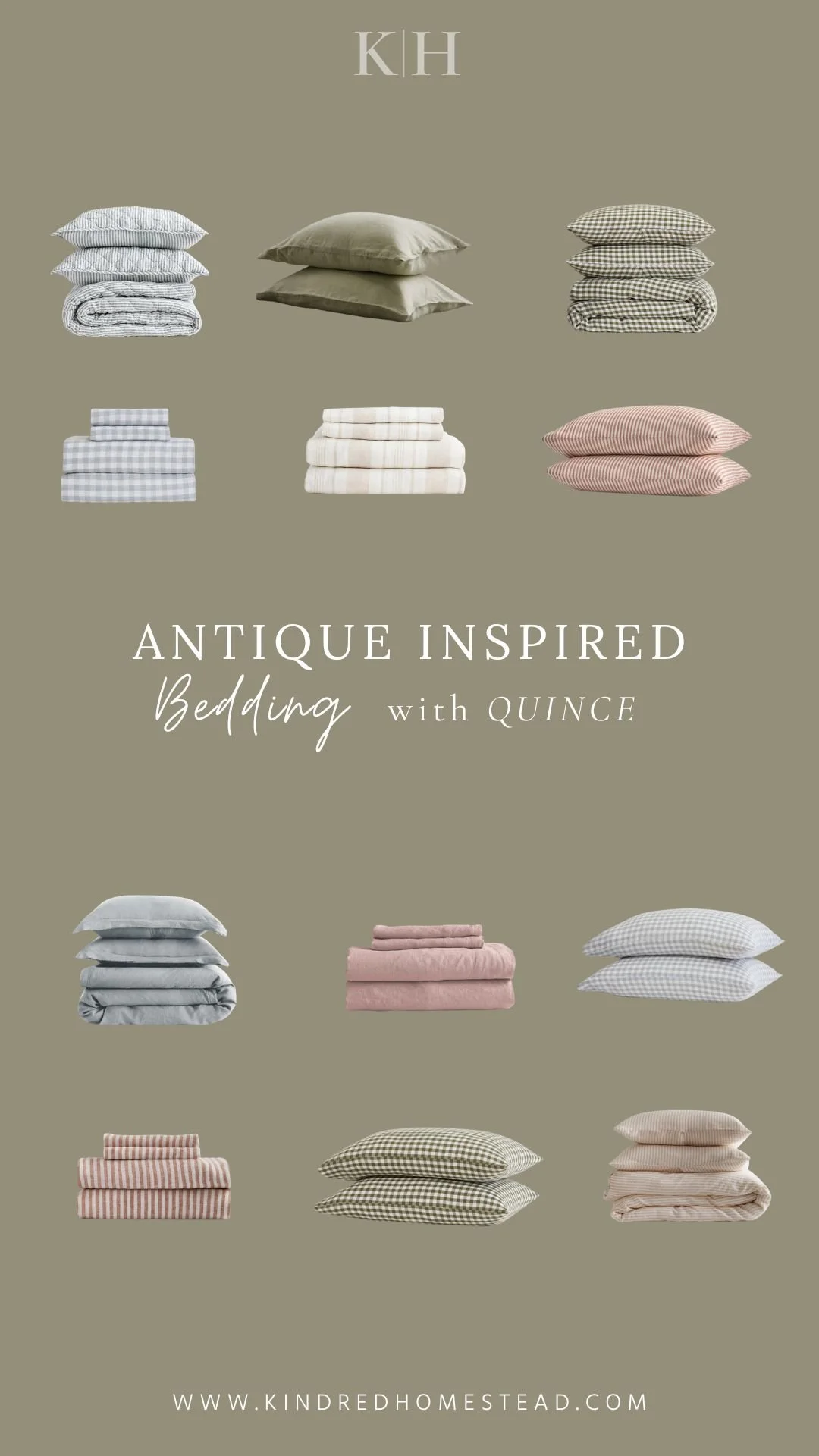 Antique Inspired: Bedding with Quince — KINDRED HOMESTEAD