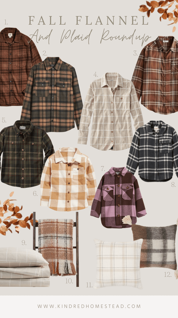Fall Flannels & Plaids — KINDRED HOMESTEAD