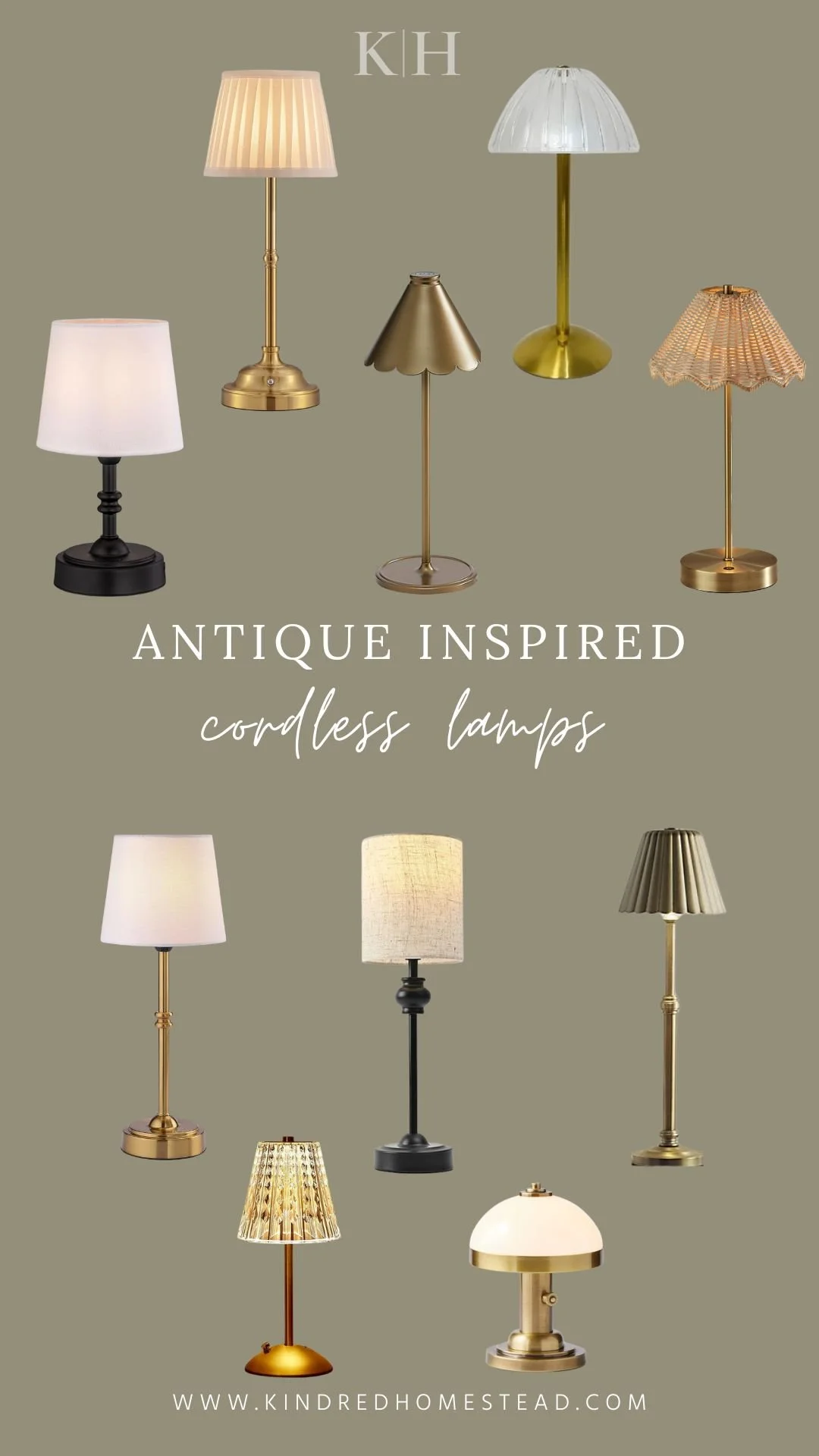 Antique Inspired: Cordless Lamps — KINDRED HOMESTEAD