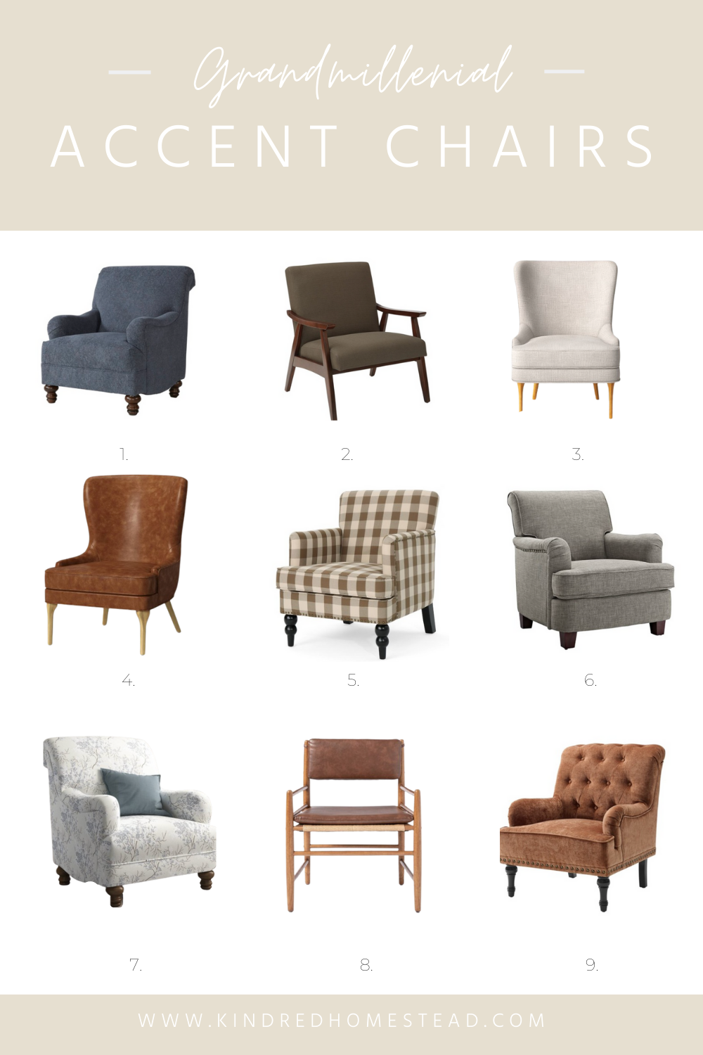 Grandmillennial Accent Chairs — KINDRED HOMESTEAD