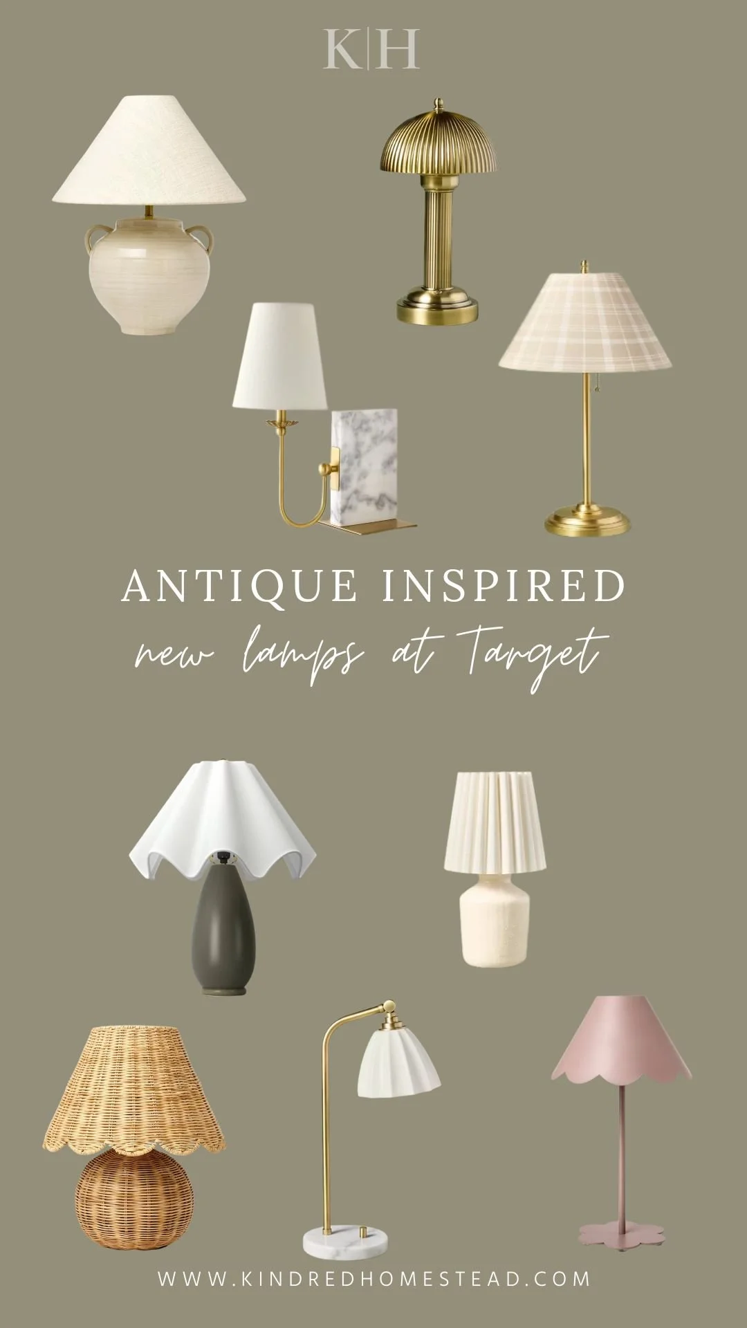 Antique Inspired: New Lamps at Target — KINDRED HOMESTEAD