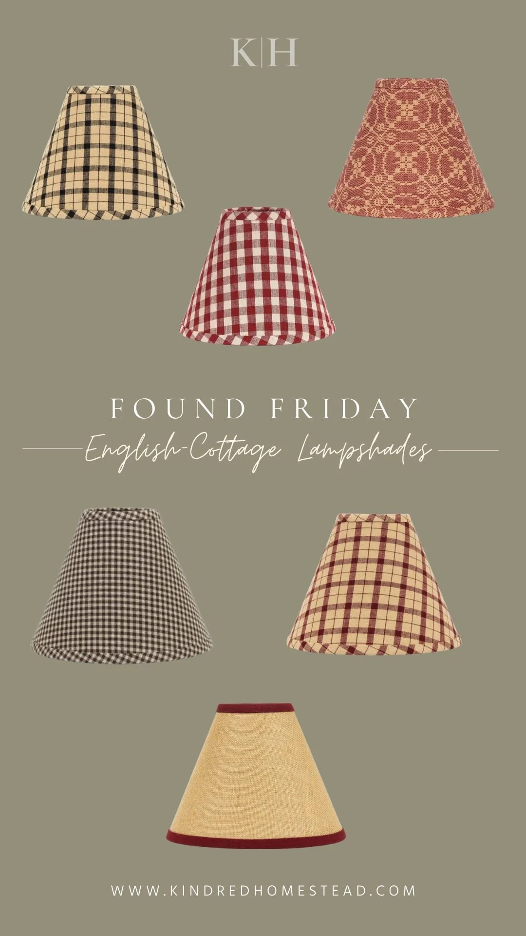 English cottage inspired lamp shades for timelessly collected heirloom ...