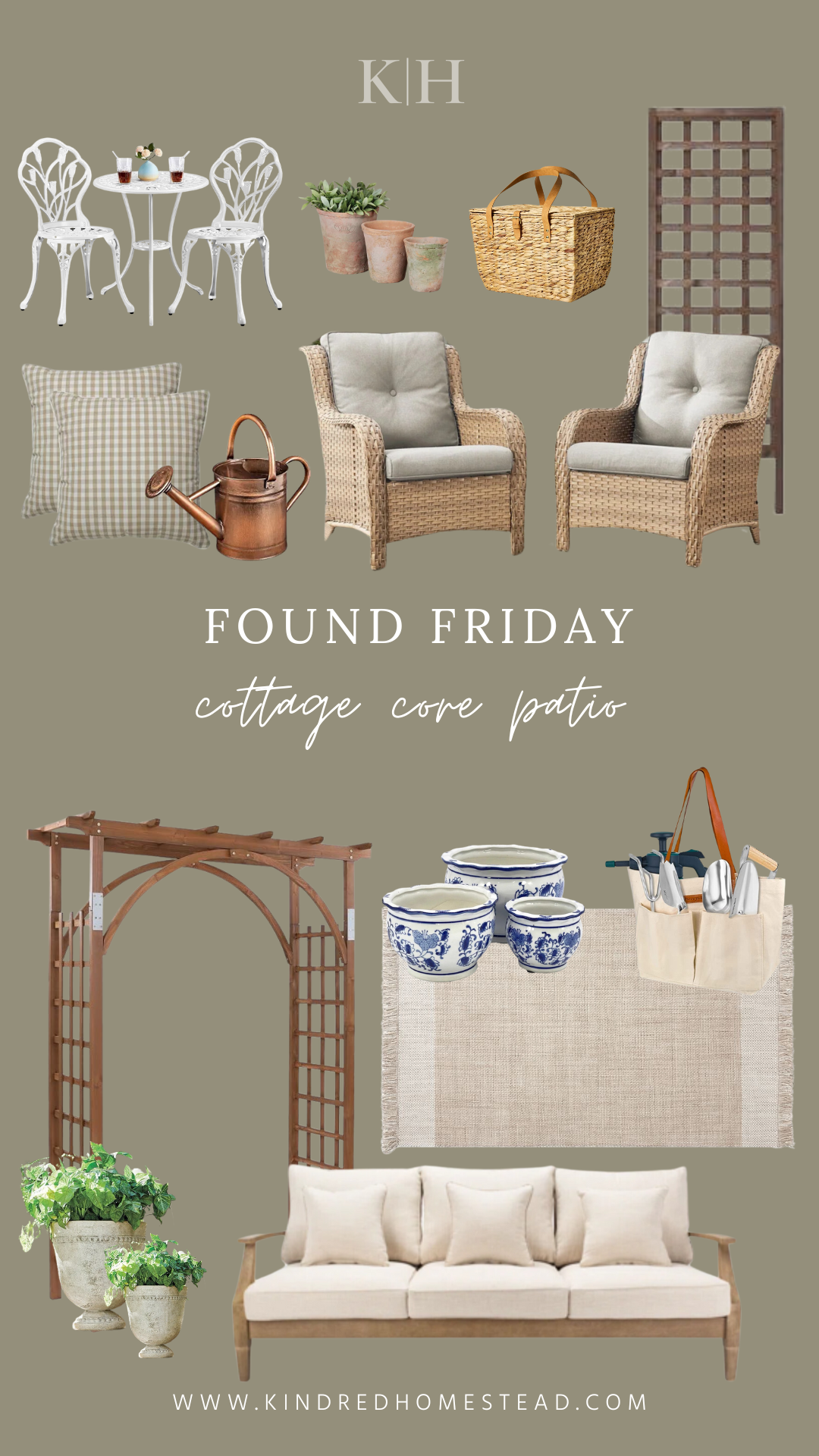 Cottage Core Patio Inspiration — KINDRED HOMESTEAD