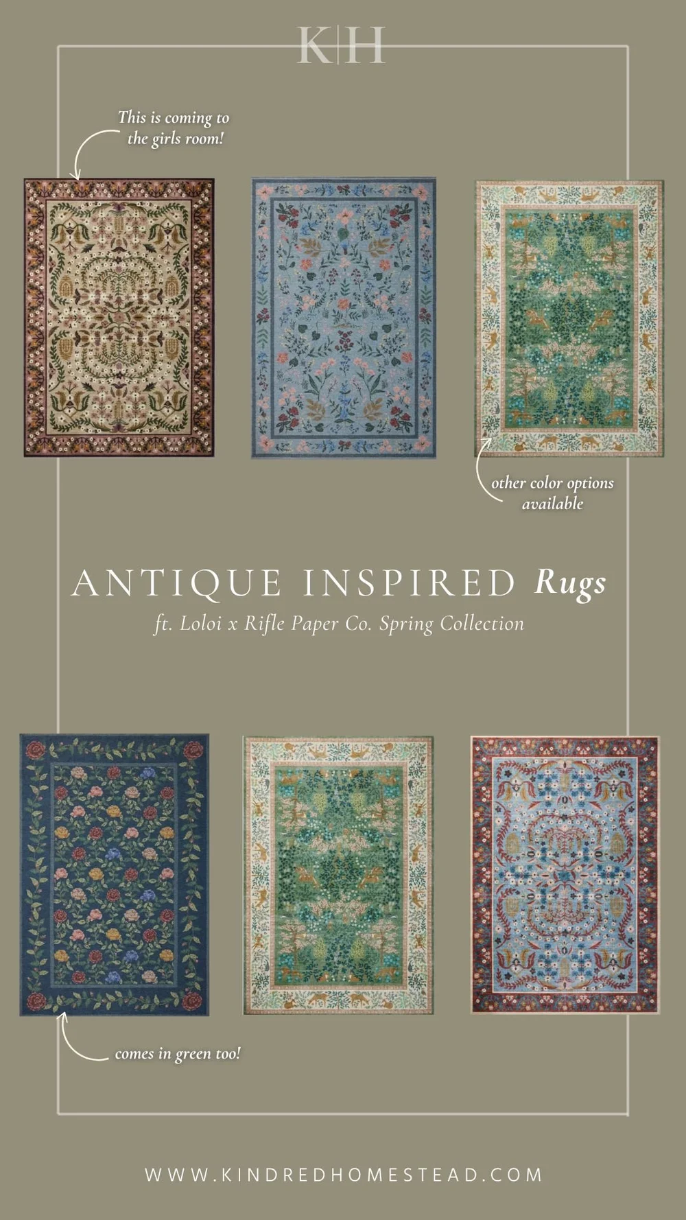 Antique Inspired: Rugs — KINDRED HOMESTEAD