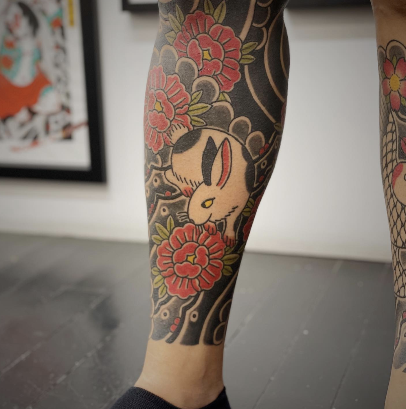 Japanese Rabbit Tattoo