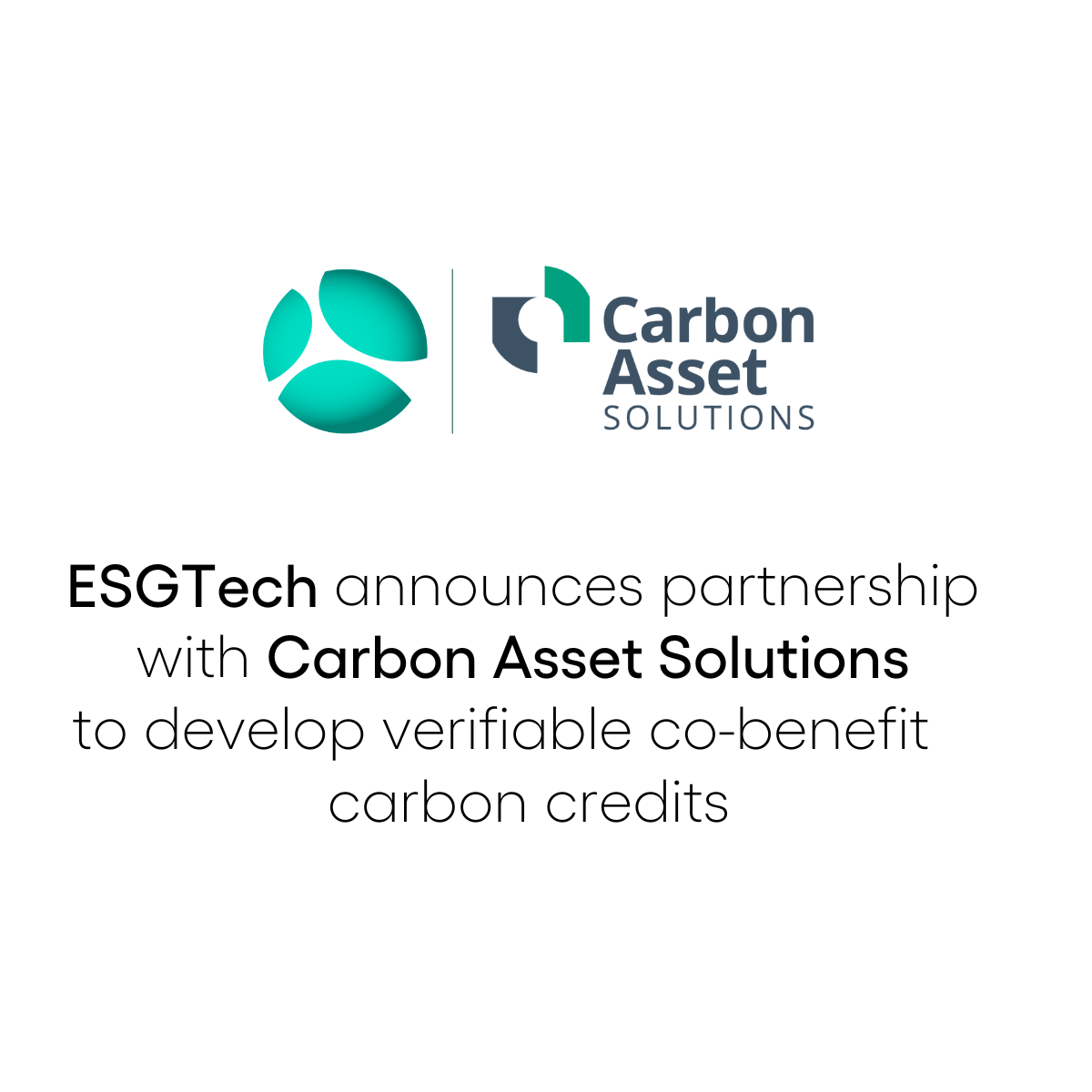Verifiable Carbon Credits by Carbon Asset Solutions and ESGTech — ESGTech