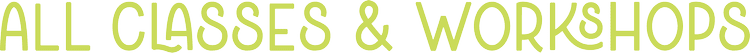 All Classes & Workshops — CraftStudies