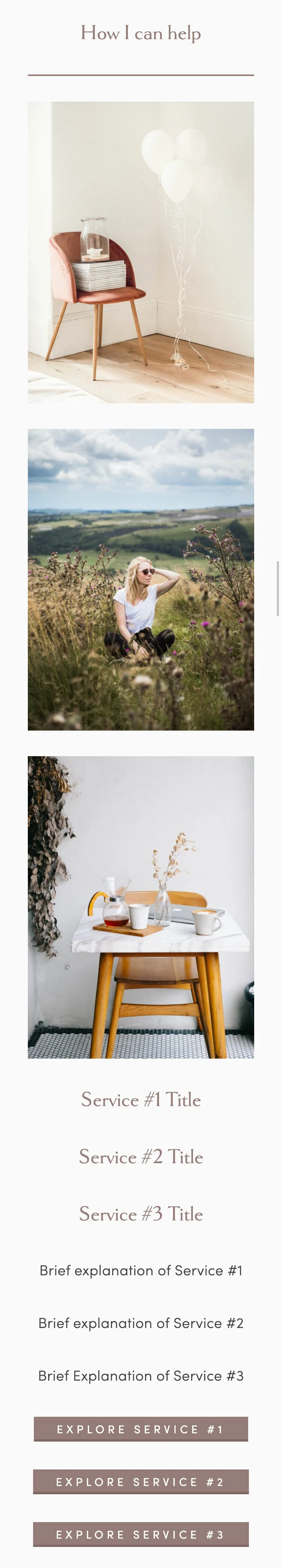 How to create column layouts in Squarespace 7.0 correctly