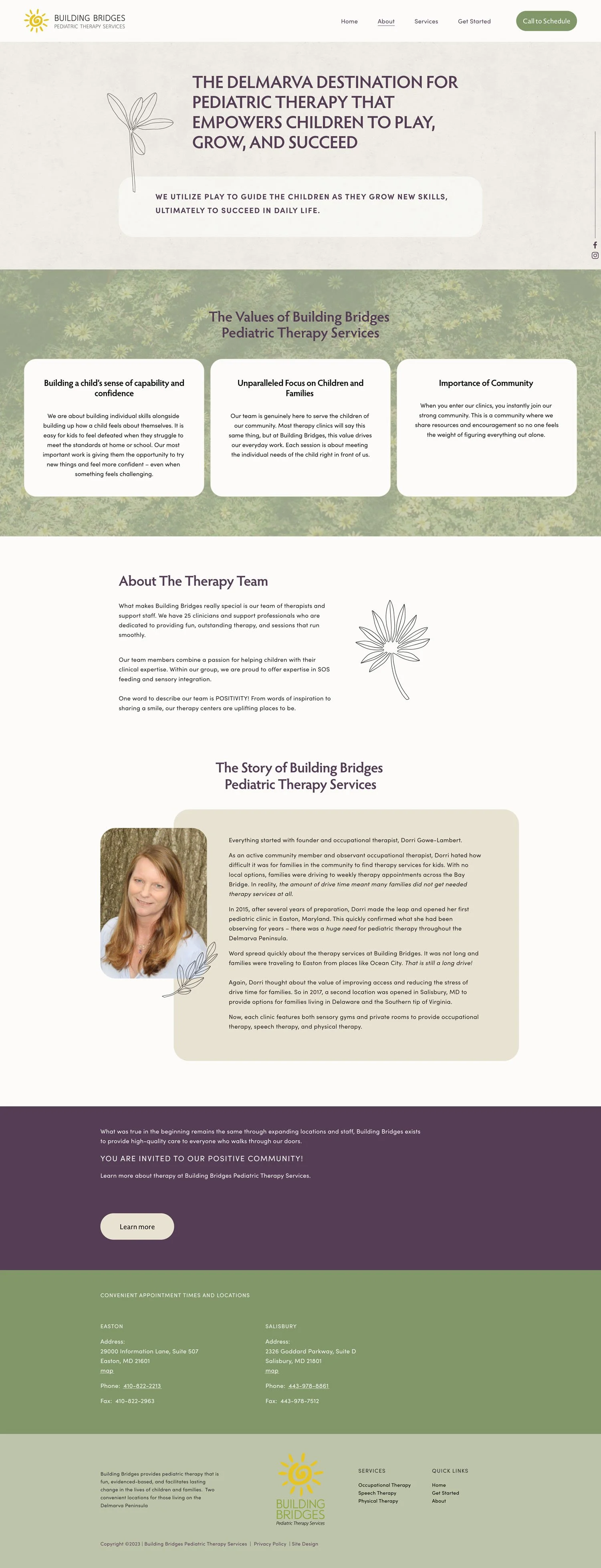 Building Bridges Pediatric Therapy