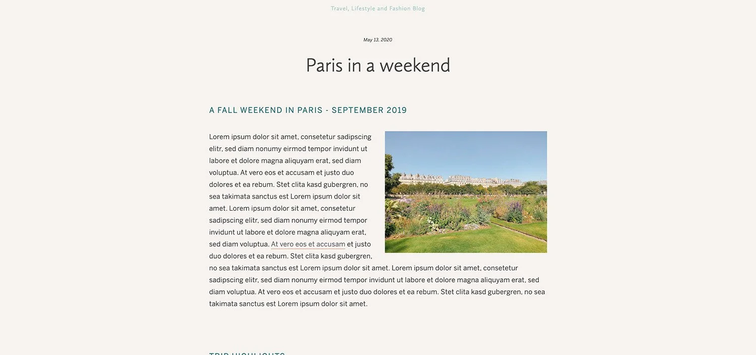 6 ways to create pretty blog post layouts on Squarespace