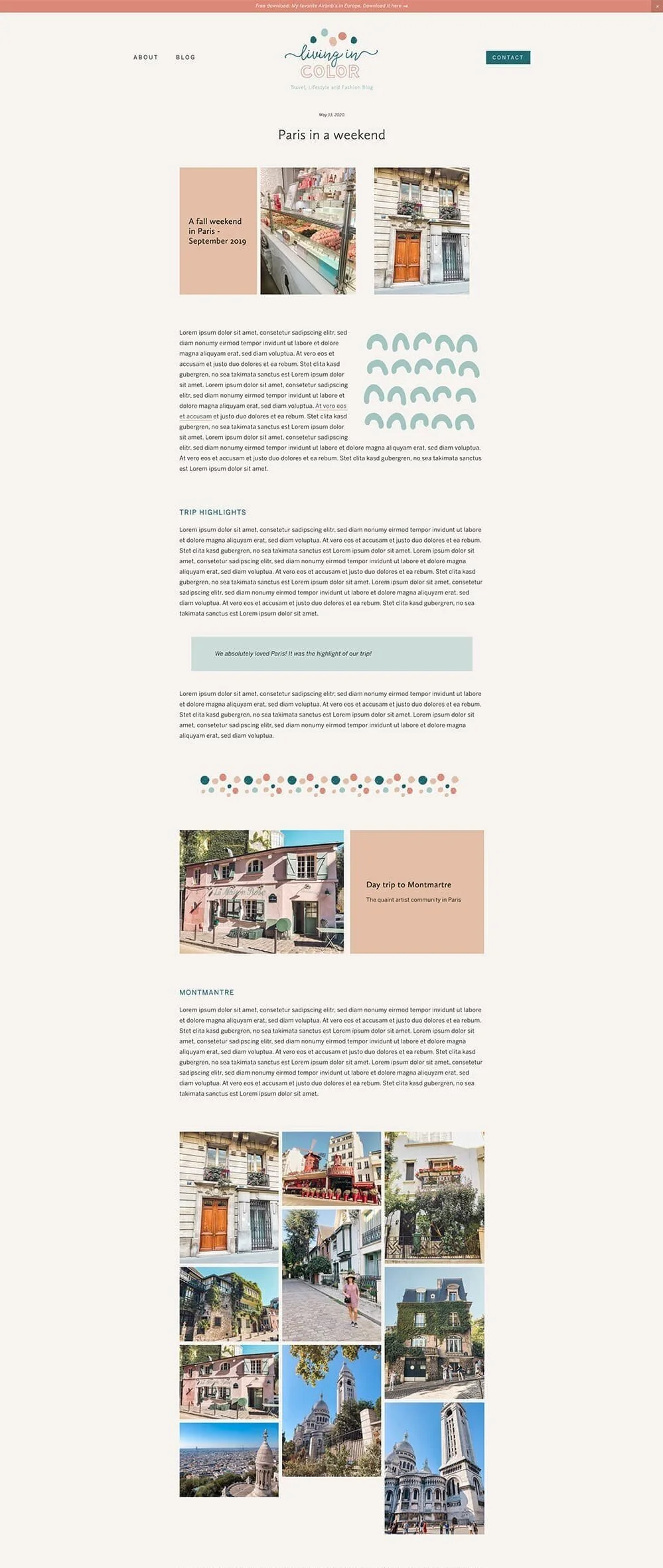 6 ways to create pretty blog post layouts on Squarespace