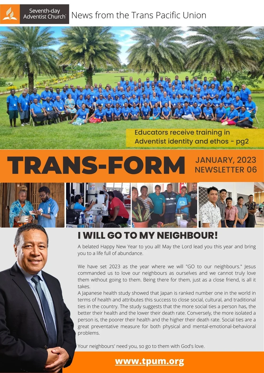 NEWS — Trans Pacific Union Mission