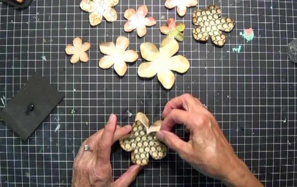 DIY Paper Flowers from scraps — Linda Neff maker