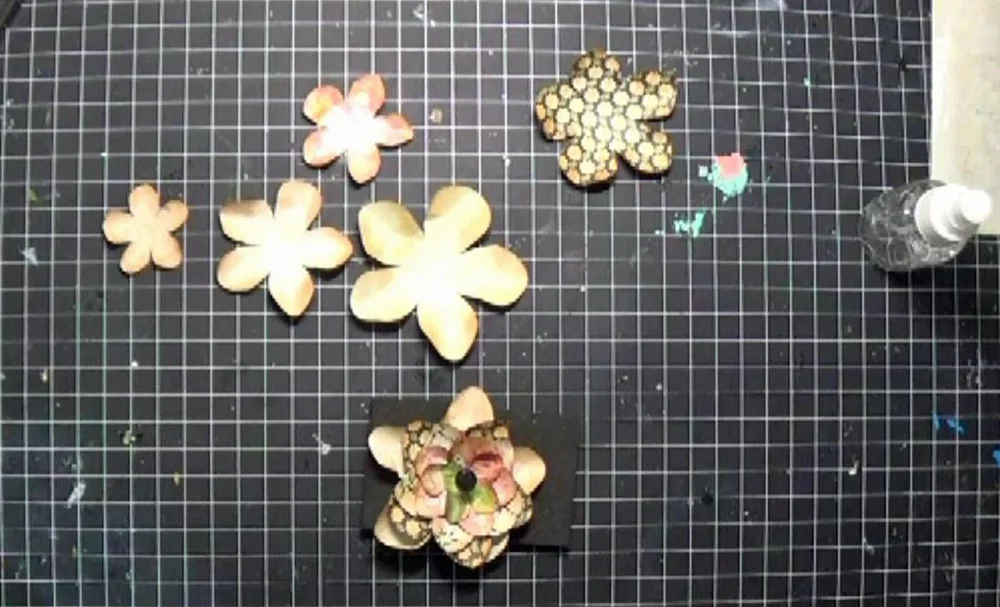 DIY Paper Flowers from scraps — Linda Neff maker