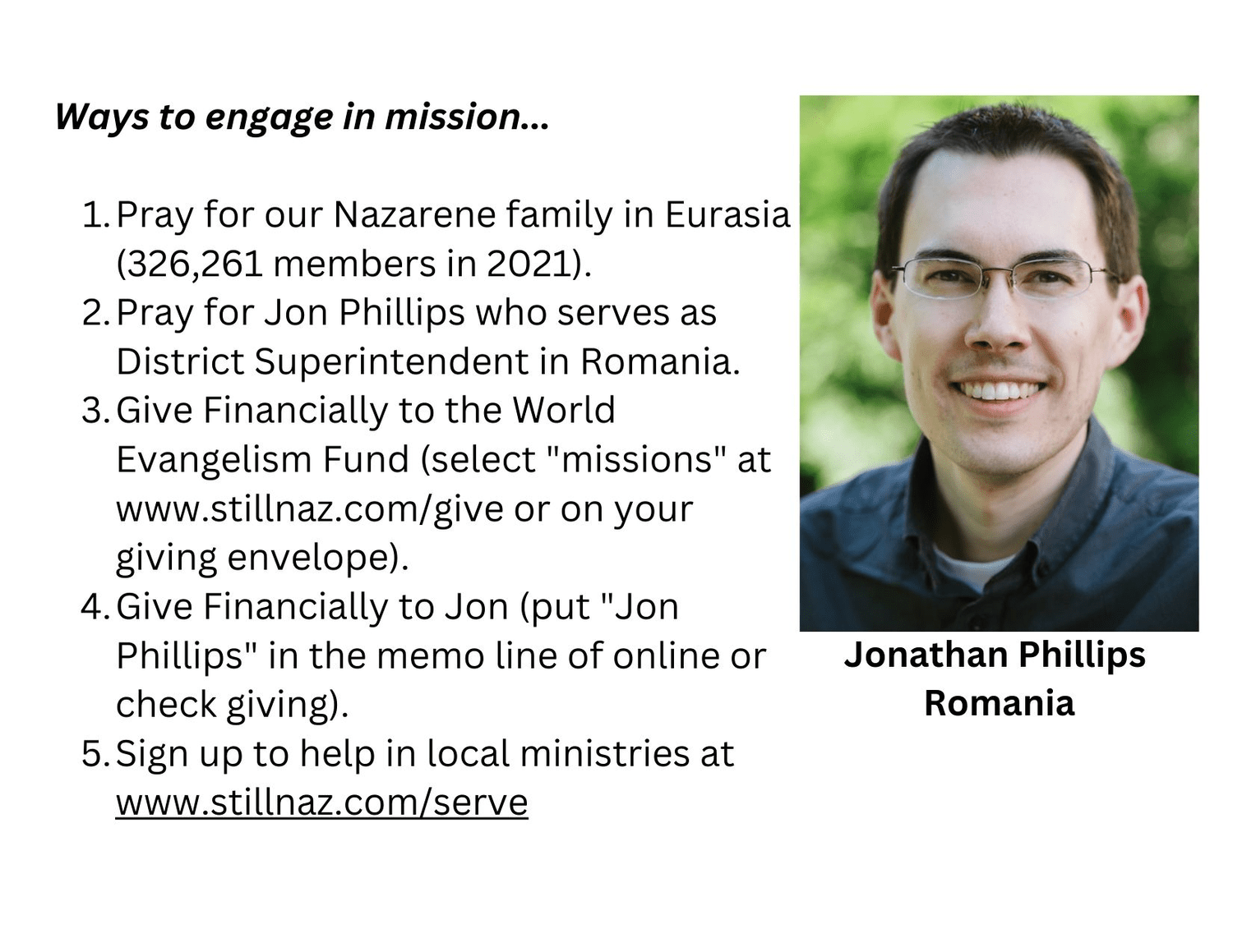 Stillmeadow News — Stillmeadow Church of the Nazarene