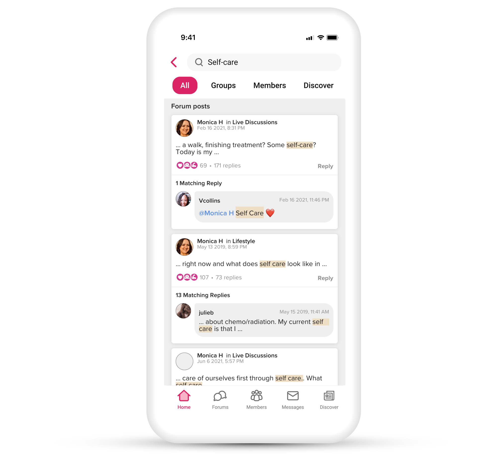 Bezzy, Chronic Condition Communities from Healthline