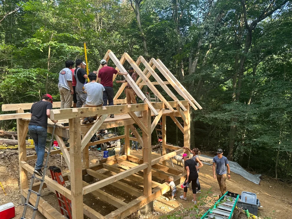 Three-week Timber Framing Course — The Workshop