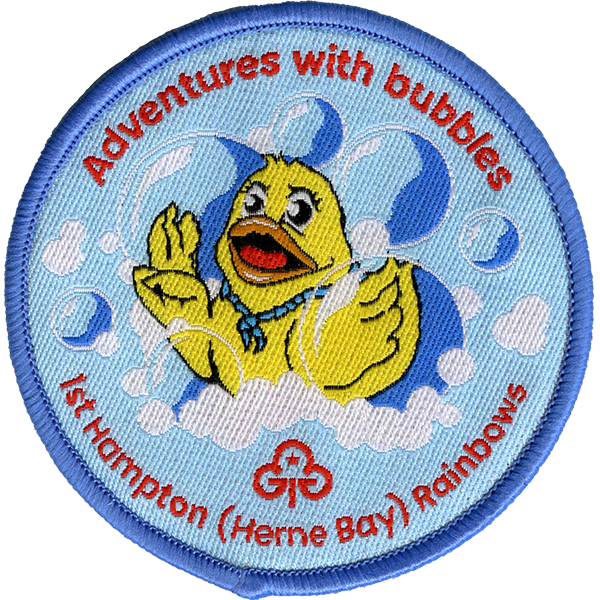Adventures with bubbles challenge badge — Oystercatchers