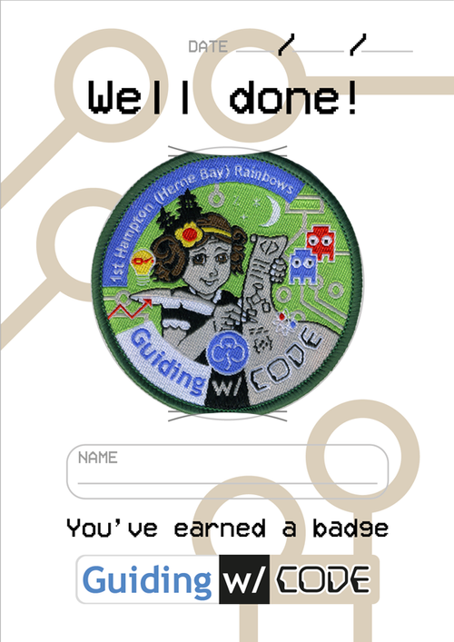 Guiding with Code, a coding inspired fun badge for all Girlguiding ...