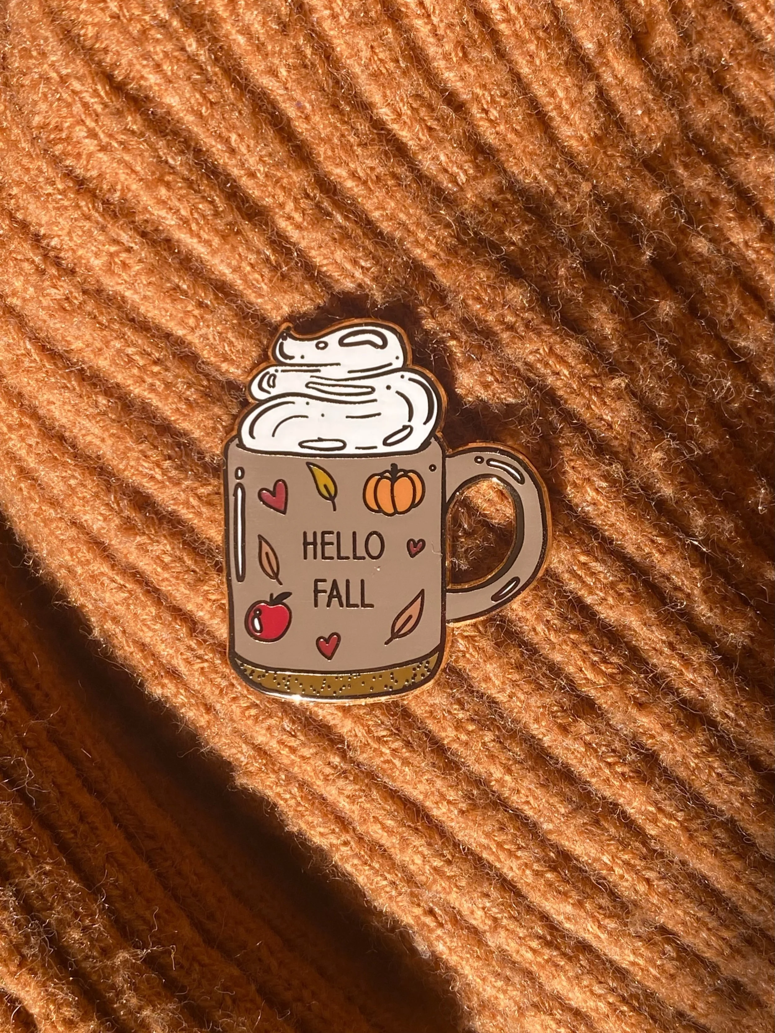 Mango Head Hard Enamel Pin — soul mango.